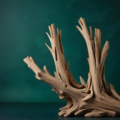 Premium Photo A Piece Of Wood With A Green Background That Says No