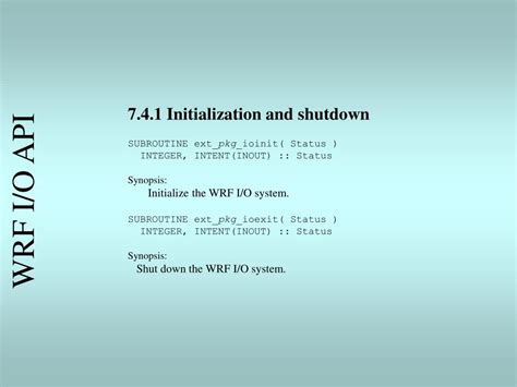 PPT WRF Model Software Architecture And Code Structure PowerPoint Presentation ID 407116