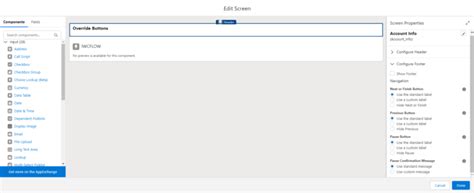 Custom Footer Buttons In Screen Flow Techdicer