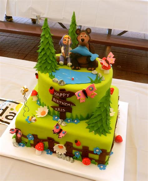 20 Photos Awesome Masha And The Bear Cake
