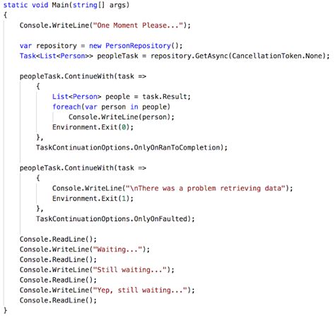Jeremy Bytes Using Task With NET Core Success Error Cancellation