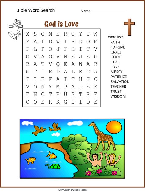 Bible Word Search Free Printable Christian Puzzles Free Printables