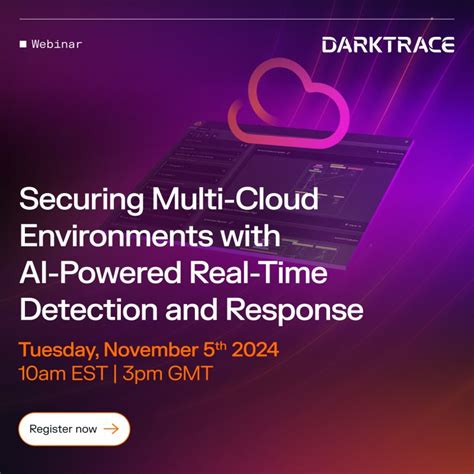 Darktrace On Linkedin How Can You Elevate Your Cloud Security Strategy 🌐 ☁️ Join Our Webinar…
