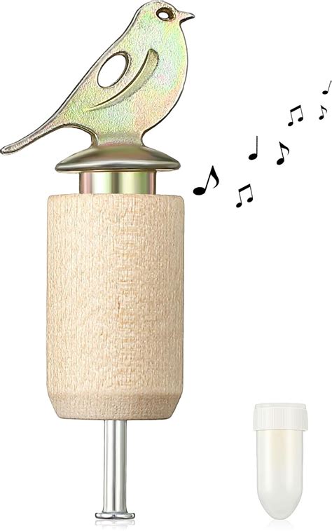 Jp Dreyoo Beetle And Bee Bird Call With Rosin、鳥好きのための亜鉛合金と木製の