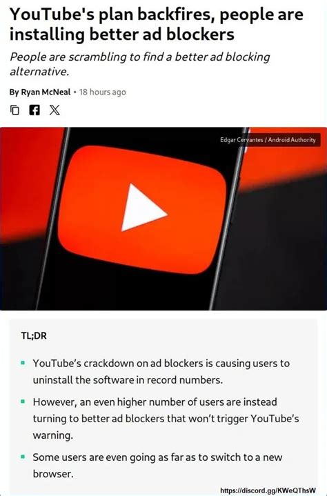 YouTube's plan backfires, people are installing better ad blockers People are scrambling to find ...
