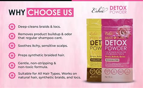 Esha Braid N Slay Detox Powder Scalp Cleanser For Braids
