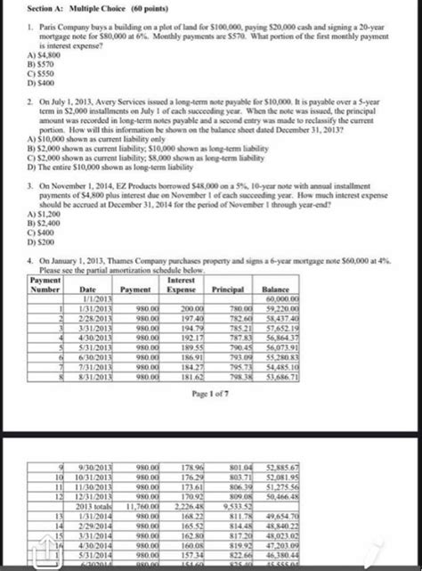 solved section a multiple choice 60 points 1 paris
