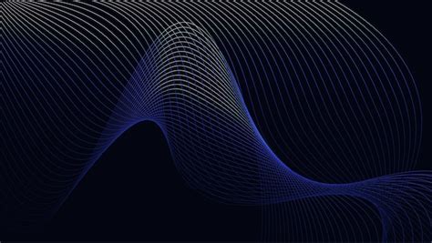 Premium Vector Abstract Futuristic Over Data Flowing Particles Wave Pattern Dots Line