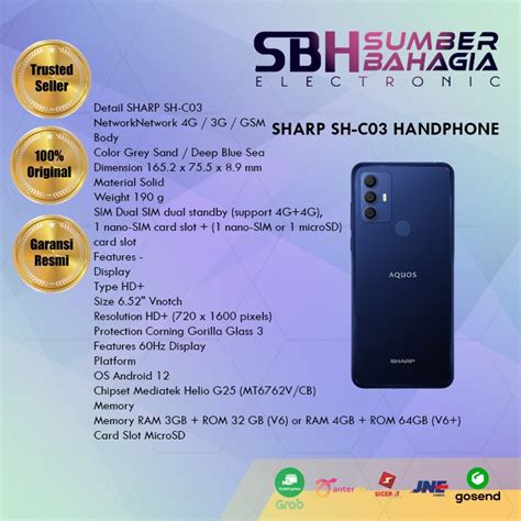 Jual Sharp Sh C03 Handphone New Khusus Bandung Shopee Indonesia