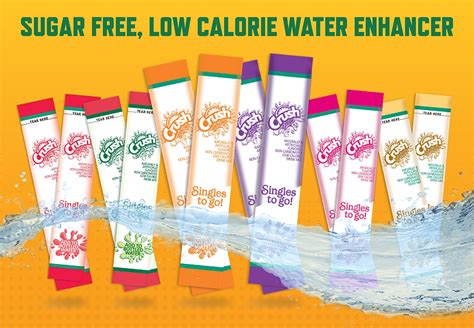 Crush Singles To Go Powder Packets Pineapple Flavor 72 Total Servings