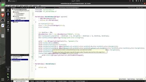 How To Animate A Widget In Qt Qpropertyanimation Qt C Youtube