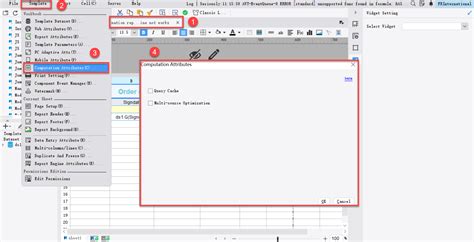 template computation attributes finereport help document