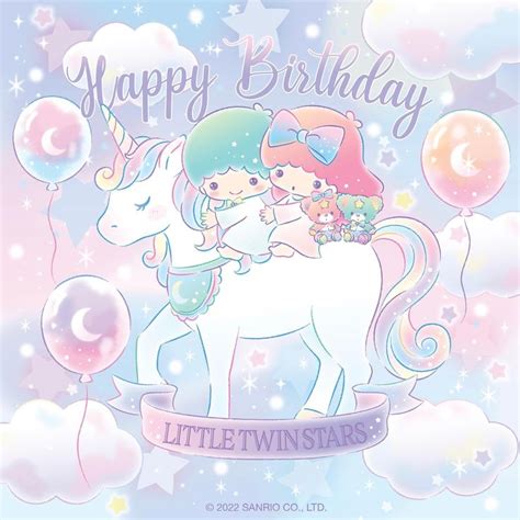 𝑯𝒂𝒑𝒑𝒚 𝒃𝒊𝒓𝒕𝒉𝒅𝒂𝒚 𝒕𝒐 𝒎𝒚𝒌𝒊𝒌𝒊 𝒎𝒆𝒍𝒂𝒍𝒂 ༚ Little Twin Stars Official Art