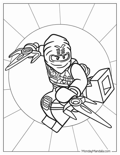 Ninjago Colouring Pages Lloyd