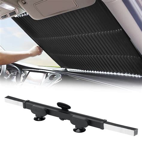 New Retractable Windshield Sun Shade For Car Fits Front Window Of