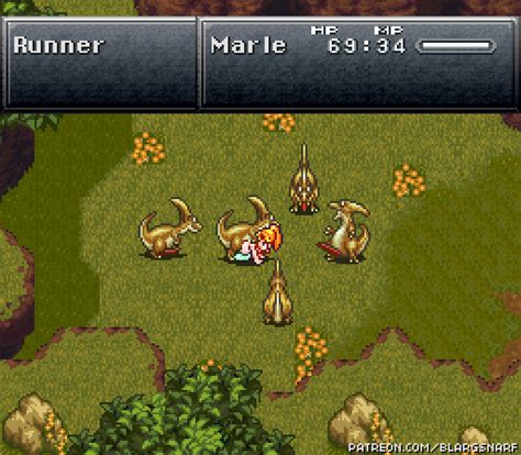 Post Animated Blargsnarf Chrono Trigger Marle Sprites