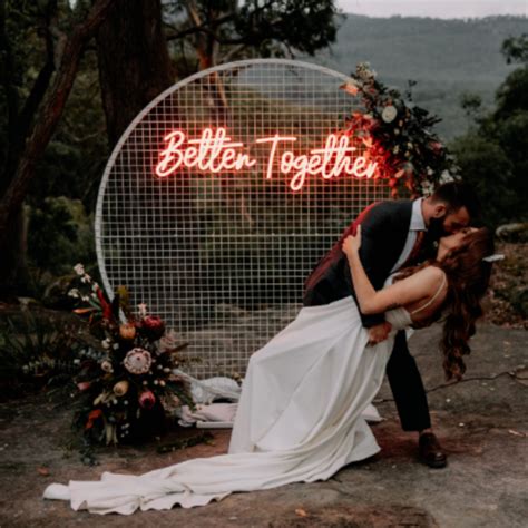 White Mesh Circle Backdrop The Wedding Creators