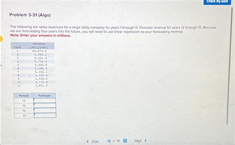 solved check my workproblem 3 31 algo the following are