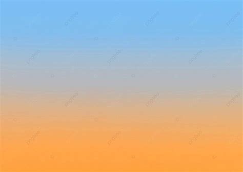 Orange Gradient Sunset Casting Twilight Glow Against A Light Blue Sky