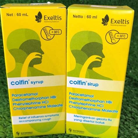 Jual Colfin Sirup 60 Ml Colfin Sirup Batuk Pilek Flu Demam Colfin Sirup