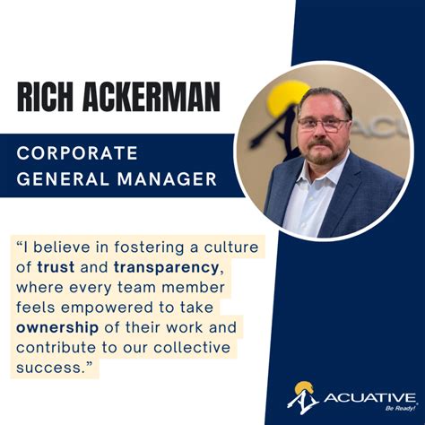 40th Anniversary Interview With Founder Rich Ackerman Acuative