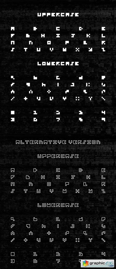 Dead Pixels Typeface Free Download Vector Stock Image Photoshop Icon