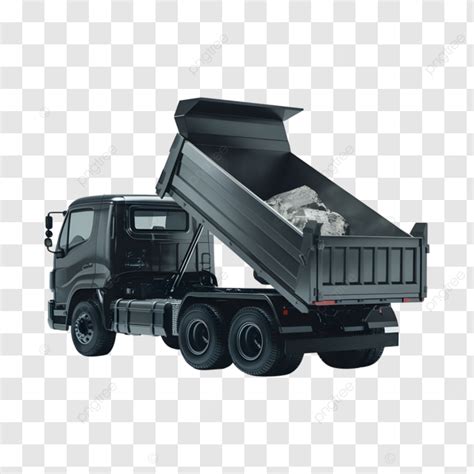 Dump Truck Unloading Side 3d Dump Truck Truck Construction Vehicle