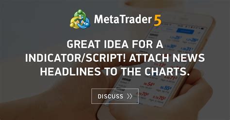 Great Idea For A Indicatorscript Attach News Headlines To The Charts Indices Mql4 And
