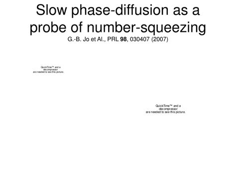 Ppt Dephasing And Noise In Weakly Coupled Bose Einstein Condensates Amichay Vardi Powerpoint