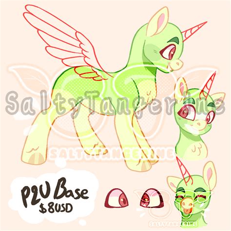 P2u Mlp Ref Sheet Base On Toyhouse
