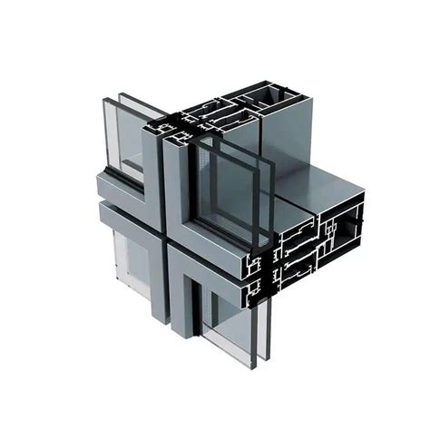 Aluminium Extrusion Profiles For Curtain Wall Systems Haomei