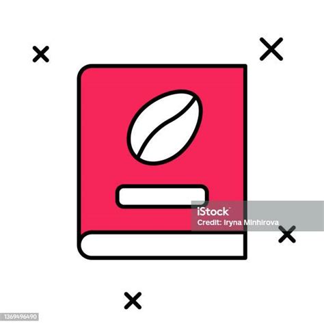 흰색 배경에 격리 된 윤곽 커피 북 아이콘을 채웠습니다 벡터 가득 찬에 대한 스톡 벡터 아트 및 기타 이미지 가득 찬