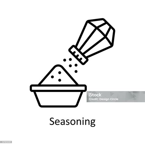 조미료 벡터 개요 아이콘 디자인 그림입니다 흰색 배경에 식료품 기호 Eps 10 파일 강황에 대한 스톡 벡터 아트 및 기타 이미지 강황 건강관리와 의술 건강한 생활