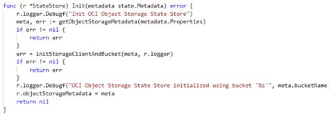 Composing Dapr Custom State Store Component For Oracle Cloud Object