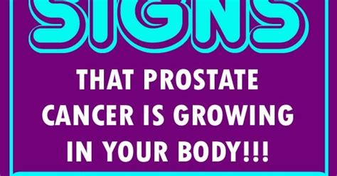 Early Warning Signs Of Prostate Cancer That Every Guy Needs To Know