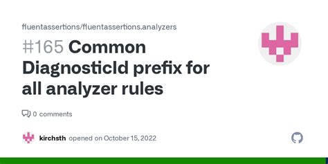 Common Diagnosticid Prefix For All Analyzer Rules · Issue 165