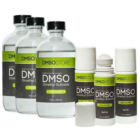 Dmso Liquid In Glass Bottle