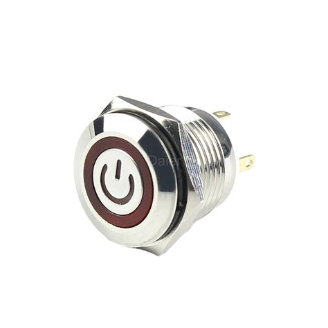 Gq16f 10ep Push Button Latching Switch Power Led Daier
