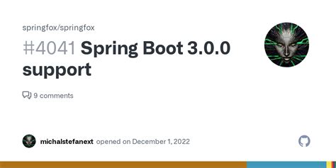 Spring Boot 300 Support · Issue 4041 · Springfoxspringfox · Github