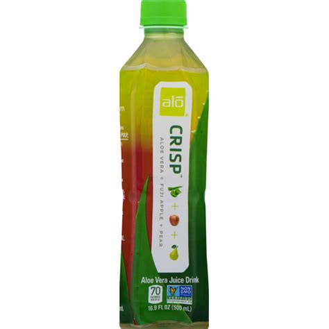 Alo Juice Drink Aloe Vera Crisp Fuji Apple Pear Same Day Delivery