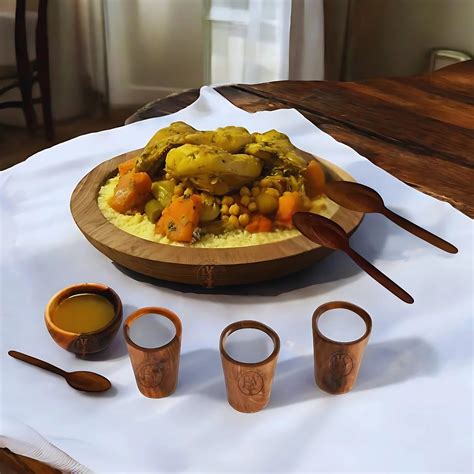 Gassaa Marocaine Bois De Noyer Wood Gastronomi