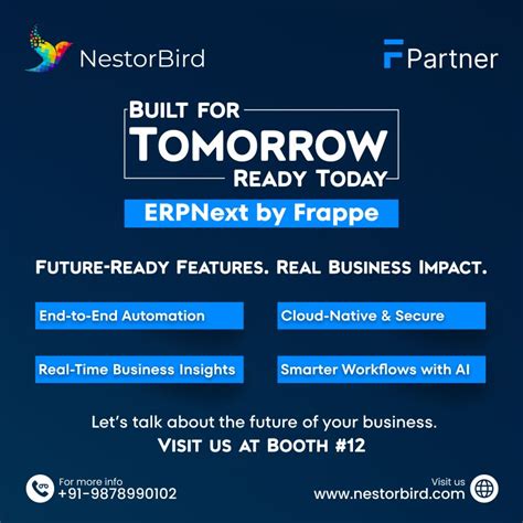 Erpnext Frappeverse2025 Nestorbird Frappeverseindia2025