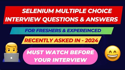 selenium multiple choice questions and answers part 1 top selenium