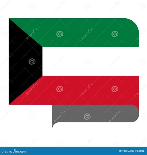 Flag Horizontal Shape Pointer For World Map Stock Vector