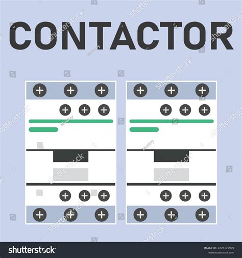 Electrical Panel Mcb Timer Contactor Plc Stock Vector Royalty Free 2228175999 Shutterstock