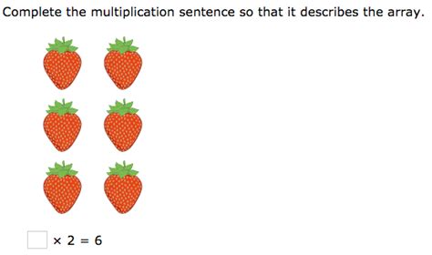 Ixl Write Multiplication Sentences For Arrays 2nd Grade Math Practice
