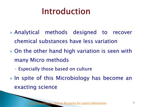 Validation Of Microbiological Methods Pptx