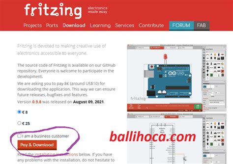 Ücretsiz fritzing programı İndirme yöntemi