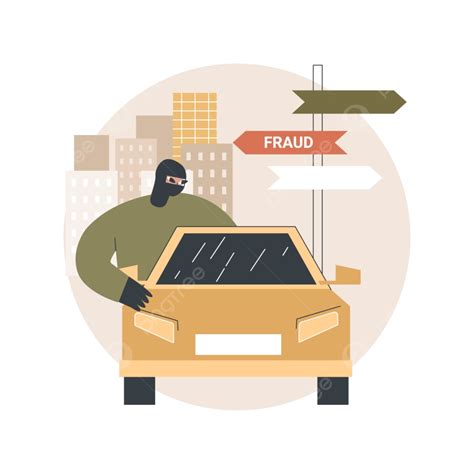 Road Fraud Abstract Concept Vector Illustration Metaphor Pick