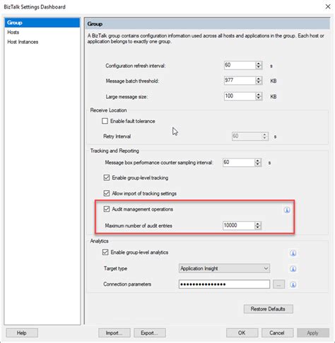 Whats New In Biztalk Server 2020 Audit Logs